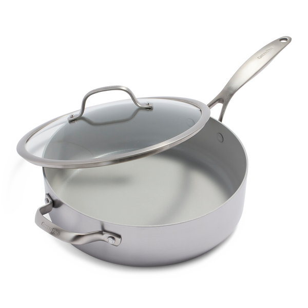 Sauteuse 28cm Venice Pro Evershine avec couvercle – GreenPan FR